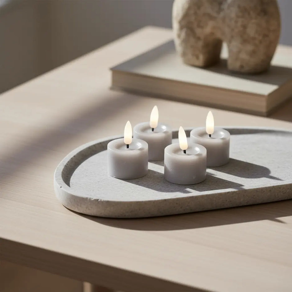 LED Kerzen aus Echtwachs mit 3D Flamme | Indoor & Outdoor | Nordic Flame