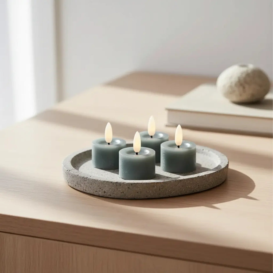 LED Kerzen aus Echtwachs mit 3D Flamme | Indoor & Outdoor | Nordic Flame