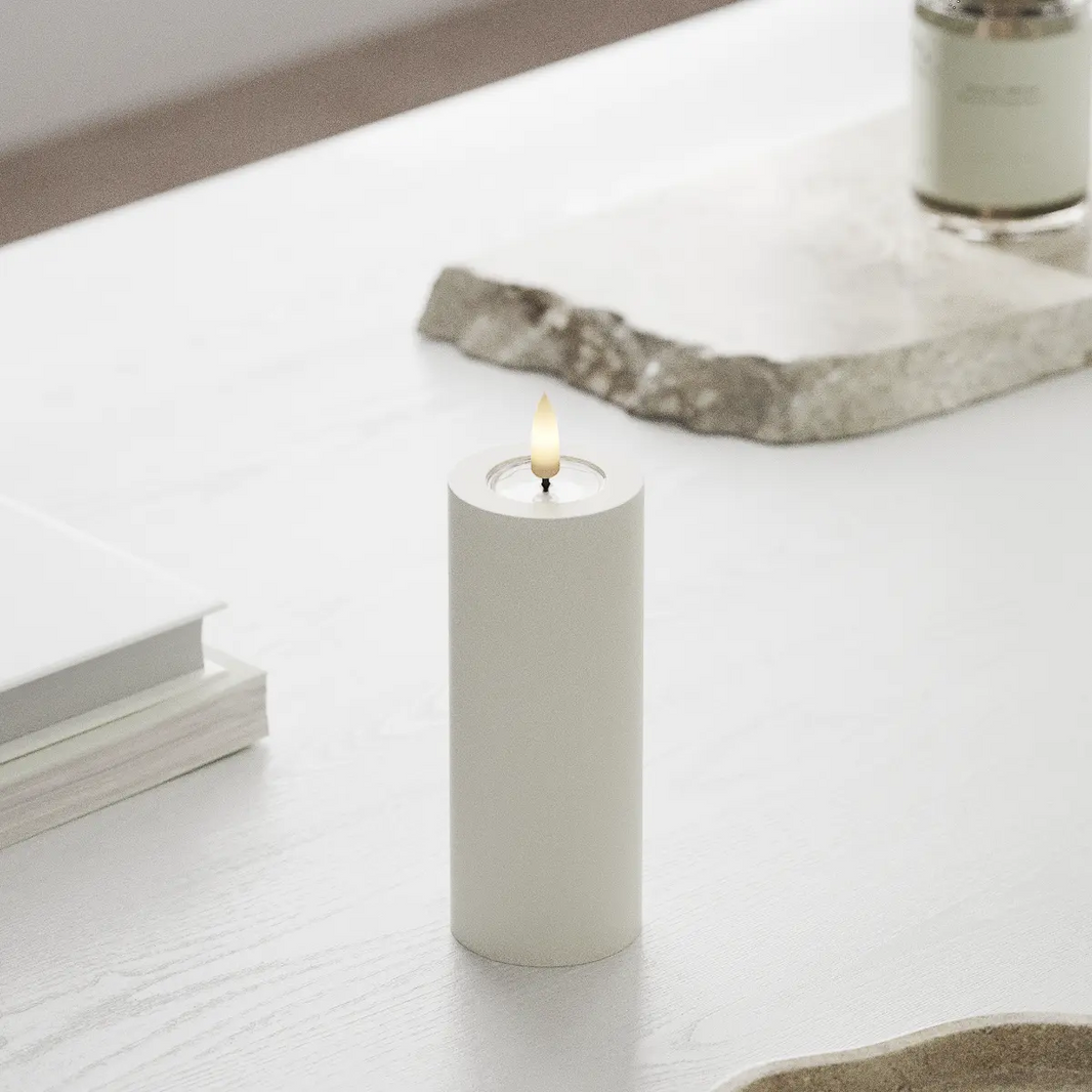 LED Kerzen aus Echtwachs mit 3D Flamme | Indoor & Outdoor | Nordic Flame