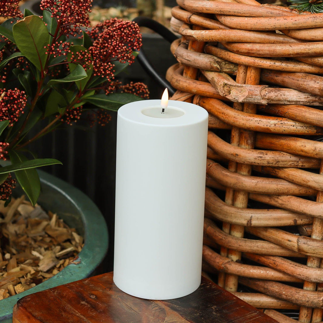 Outdoor LED Kerzen – wetterfest & mit 3D-Flamme | Nordic Flame
