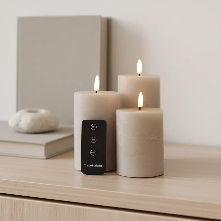 LED-Kerzen Shop | LED Kerzen mit 3D Flamme | Nordicflame.de